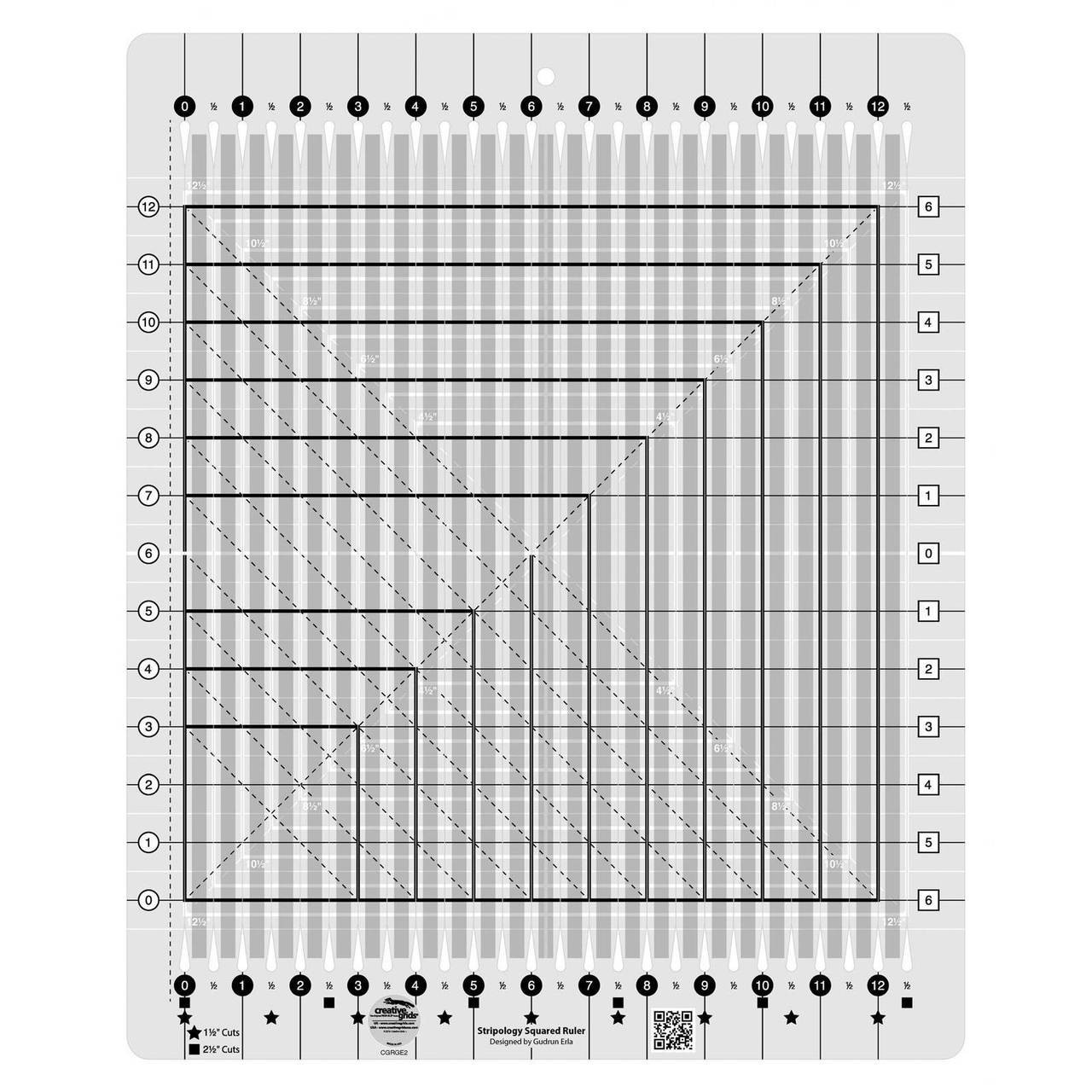Creative Grids Stripology XL Ruler – Happy Wife Quilting | atelier-yuwa ...