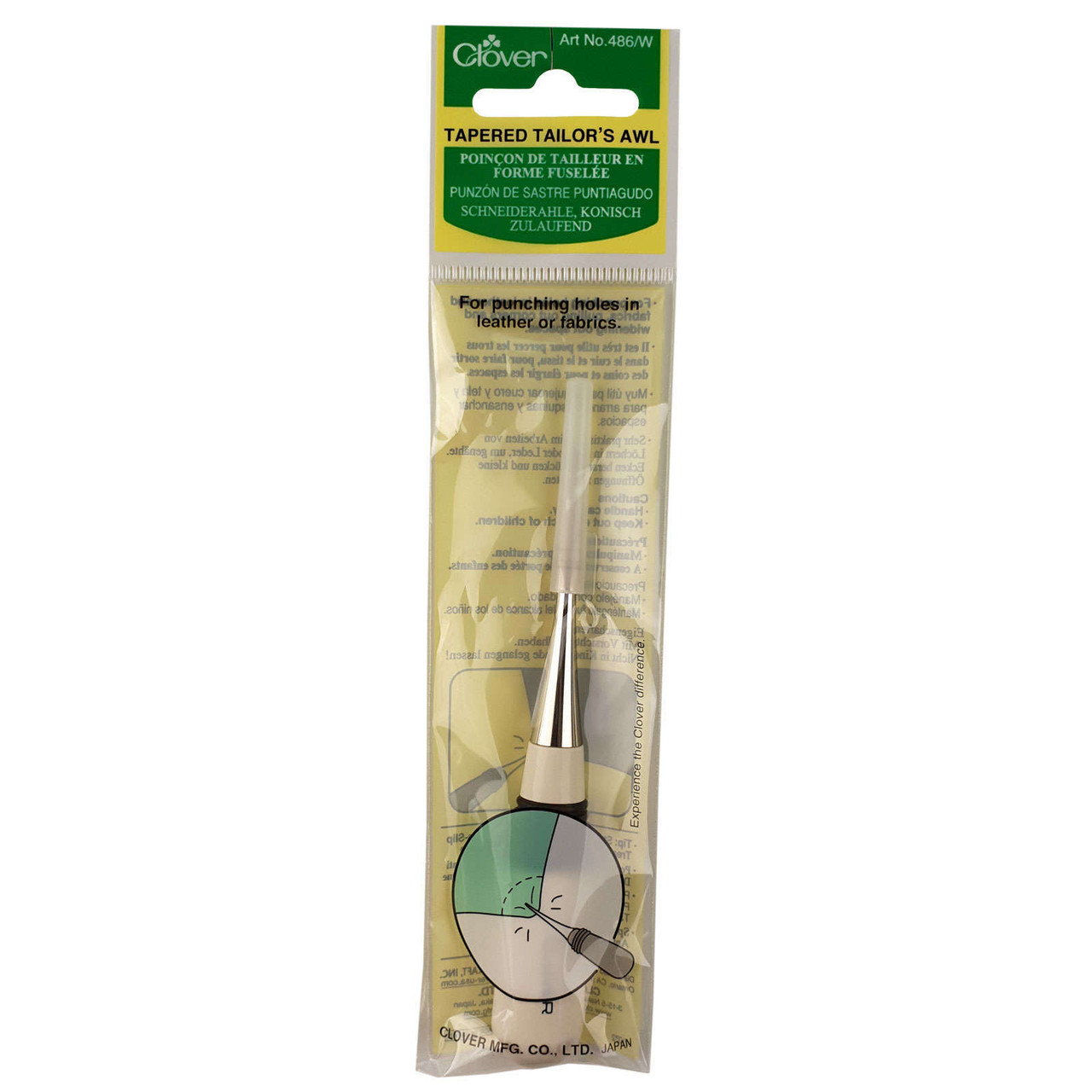 Clover Tapered Tailors Awl - Old Mill Quilting