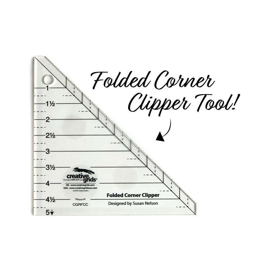 Creative Grids Folded Corner Clipper Tool - Old Mill Quilting