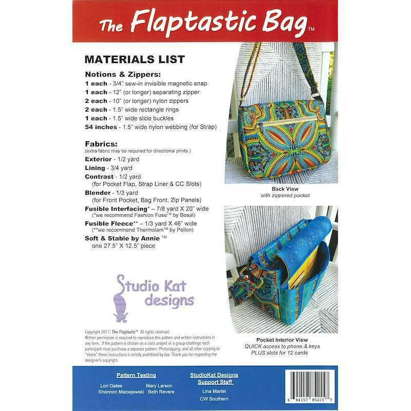 The Flaptastic Bag Pattern Studio Kat Designs - Old Mill Quilting