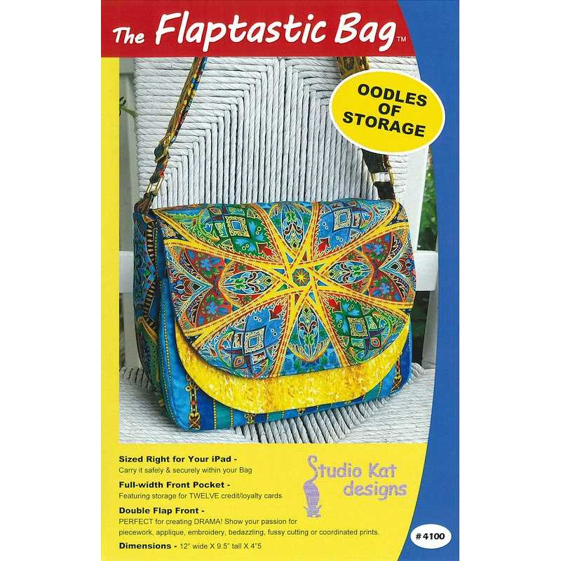 The Flaptastic Bag Pattern Studio Kat Designs - Old Mill Quilting