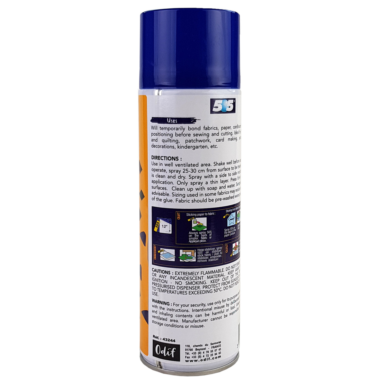 505 Basting Spray Temporary Adhesive 314g Odif