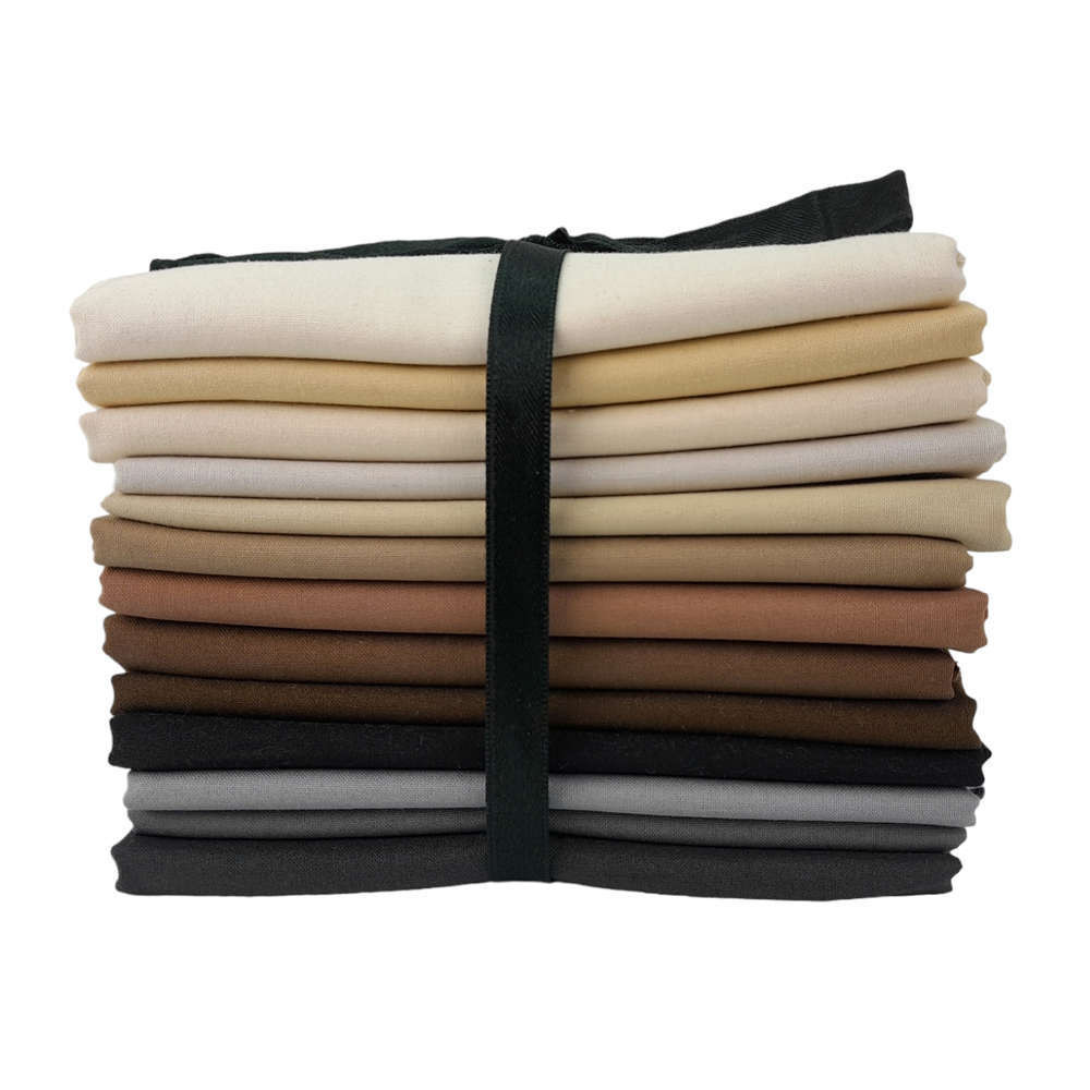 Emma Louise 1/2 m Bundle Fabric Neutral 13 Pieces - Old Mill Quilting