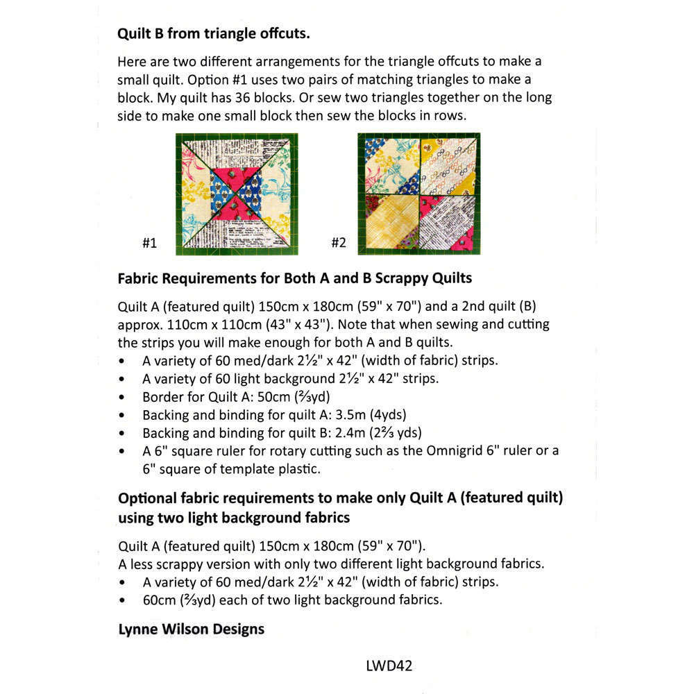 Playing Around Scrappy Quilt Pattern By Lynne Wilson Designs - Old Mill ...