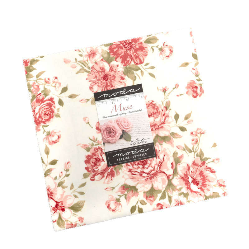 Moda Muse Layer Cake 10" Squares Fabric by 3 Sisters - Old Mill Quilting