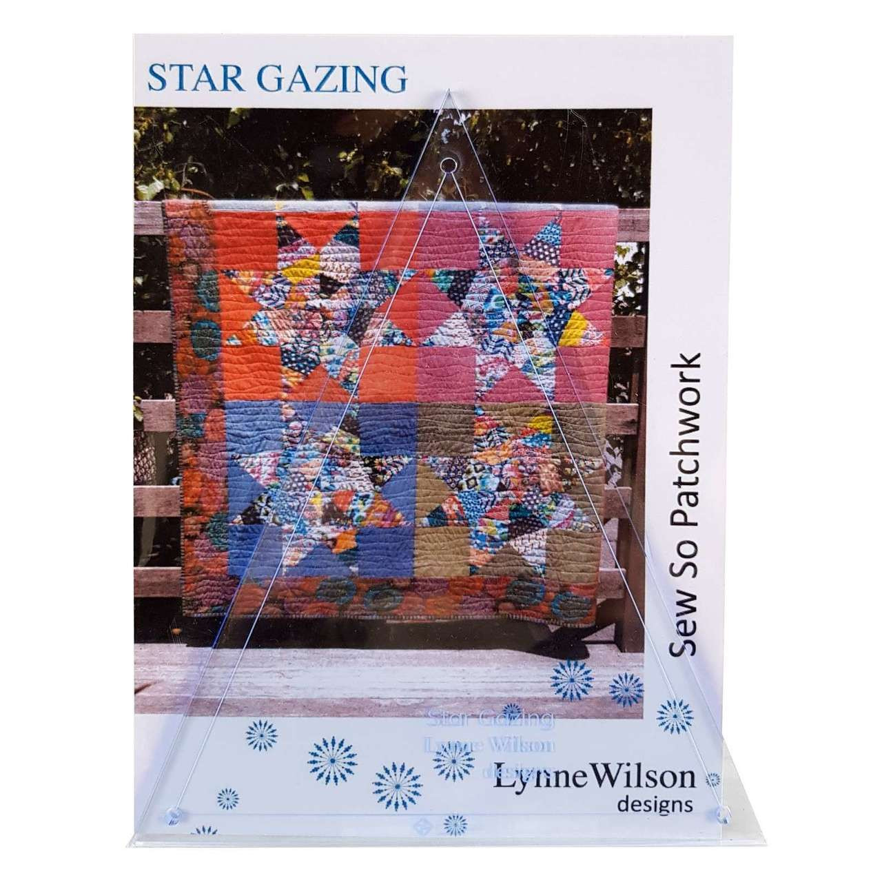 Star Gazing Triangle Template Lynne Wilson Designs - Old Mill Quilting
