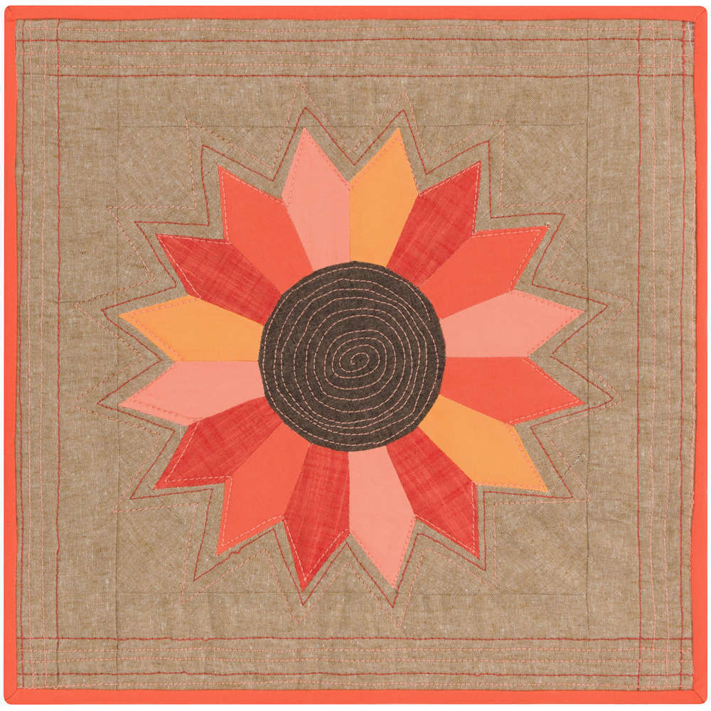 The Sunflower Quilt Pattern English Paper Piecing By Violet Craft - Old ...