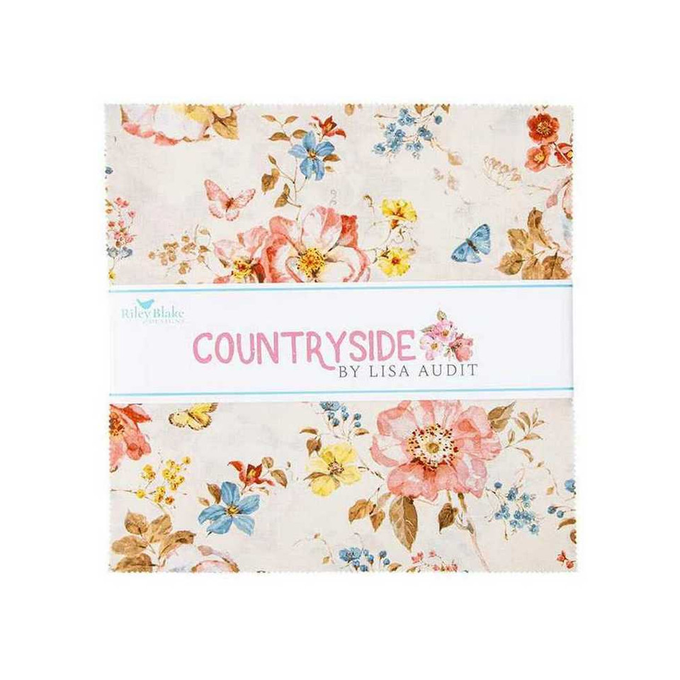Riley Blake Designs Countryside 10" Stacker Fabric by Lisa Audit - Old ...