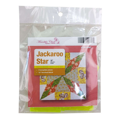 Jackaroo Star Patchwork Template Set 4 Pieces Meredithe Clark Collection - Old Mill Quilting