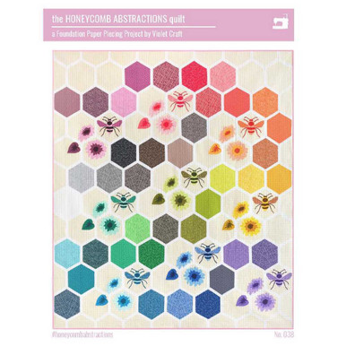 The Honeycomb Abstraction Quilt Pattern by Violet Craft - Old Mill Quilting