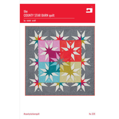 The County Star Barn Quilt Pattern Paper Piecing By Violet Craft - Old ...
