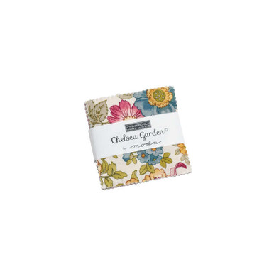 Moda Chelsea Garden Mini Charm 2.5" Squares Fabric - Old Mill Quilting
