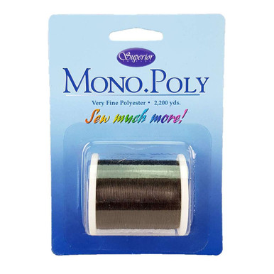 Superior MonoPoly Threads SMOKE Invisible Thread 2200 Yards (2000m ...