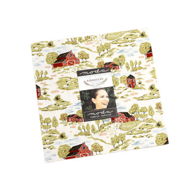 Moda Farmstead Layer Cake 10" Squares Fabric by Stacy Iest Hsu - Old ...