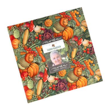 Moda Farm and Garden Layer Cake 10" Squares Fabric by Cathe Holden ...