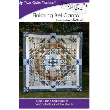 Finishing Bel Canto Quilt Pattern By Cozy Quilt Designs Bel Conto Step ...