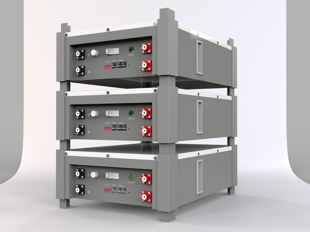 LINIOTECH 5.12 KWh 100Ah 51.2V LiFePO4 Lithium Battery Solar Rack Stackable