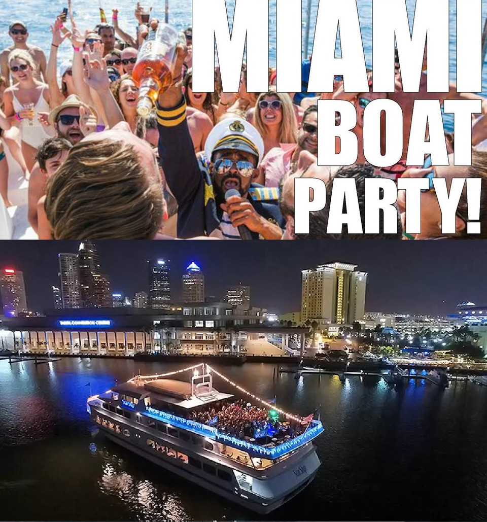 Miami Party Boat Cruise | Evening - Book Today & Save.