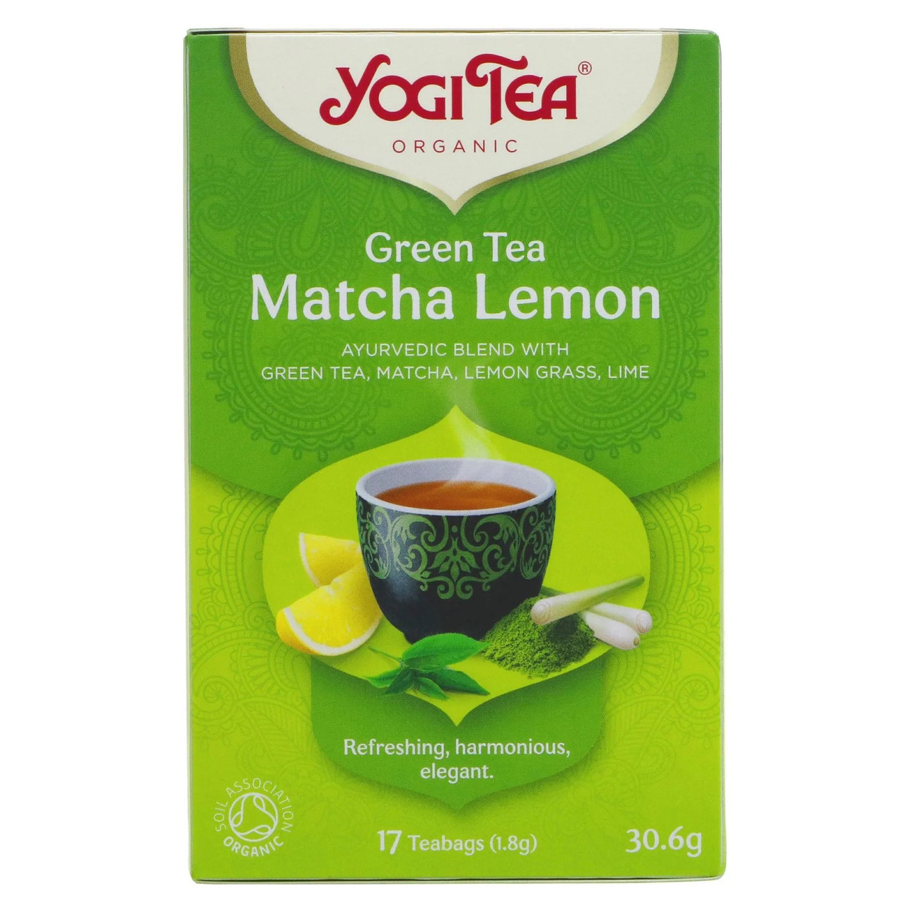 Yogi Tea Green Tea Matcha Lemon - 17 Bags | Blukoo