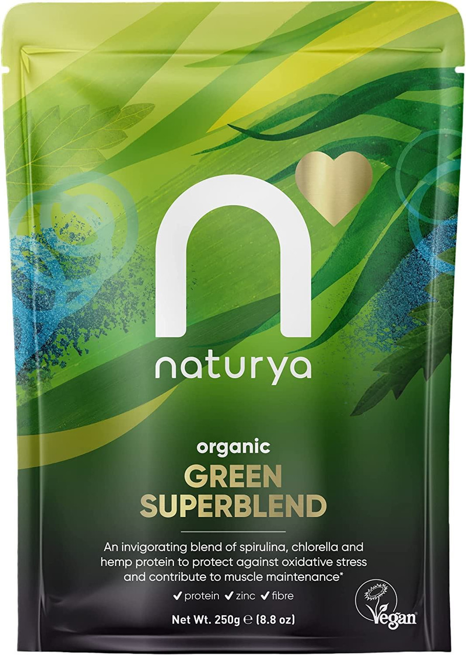 Naturya Organic Greens Blend - 250g l Blukoo Naturya Organic Greens Blend - 250g l Blukoo