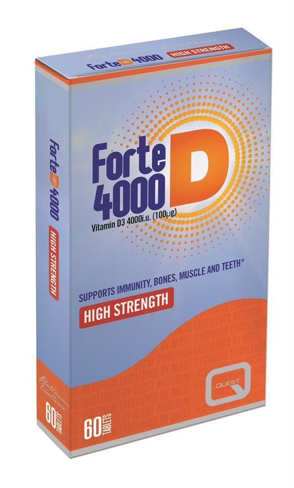 Quest Forte D 4000IU - 60 Tablets l Blukoo