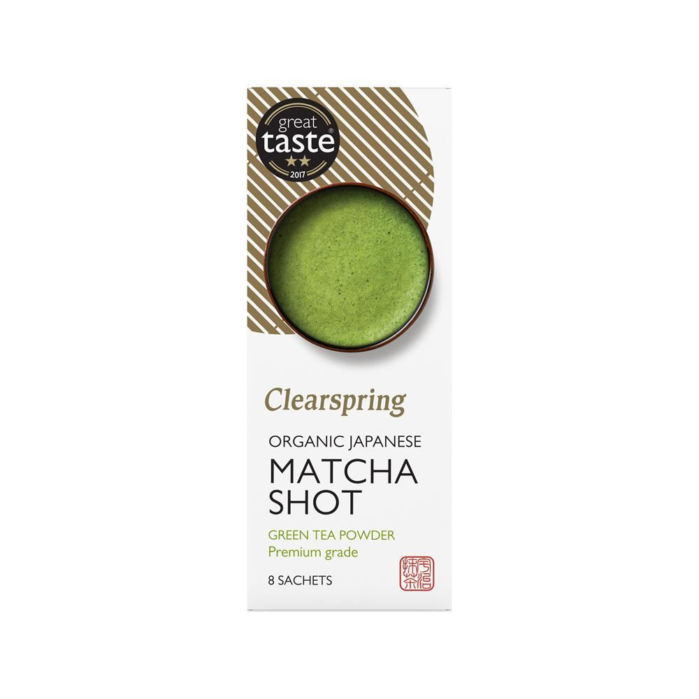 Clearspring Organic Japanese Matcha Shot - 8 Sachets | Blukoo