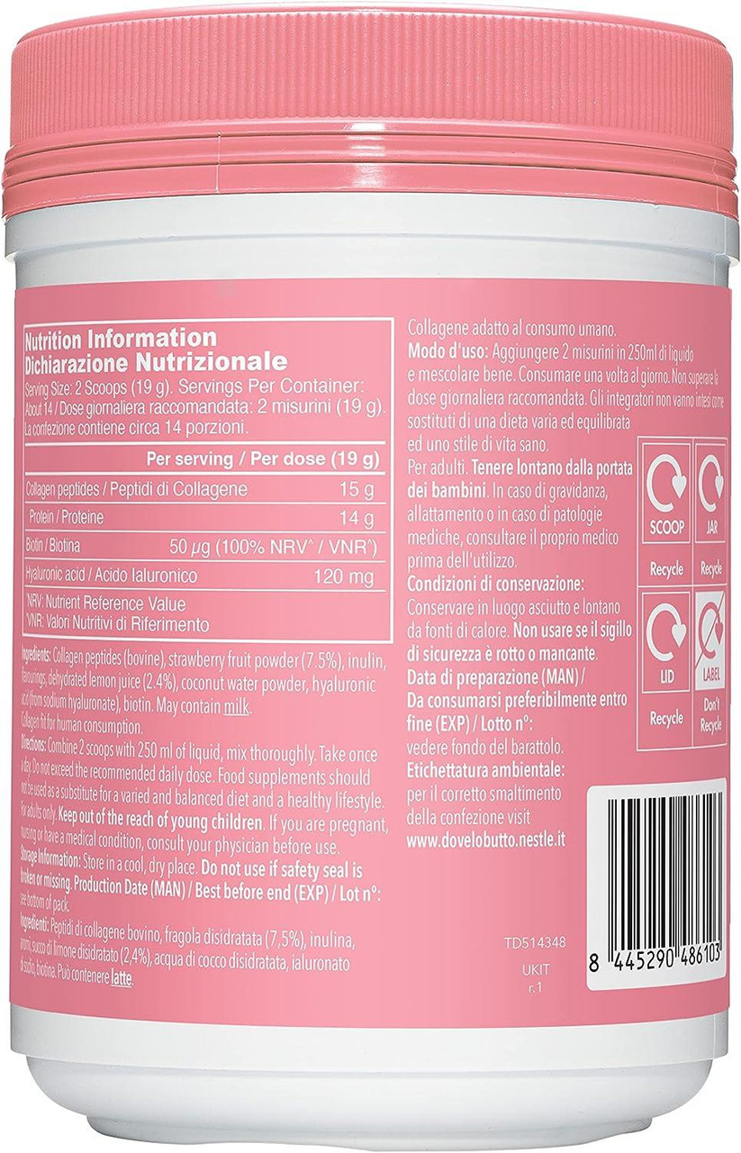 Vital Proteins Beauty Collagen Peptides Powder - 271g | Blukoo