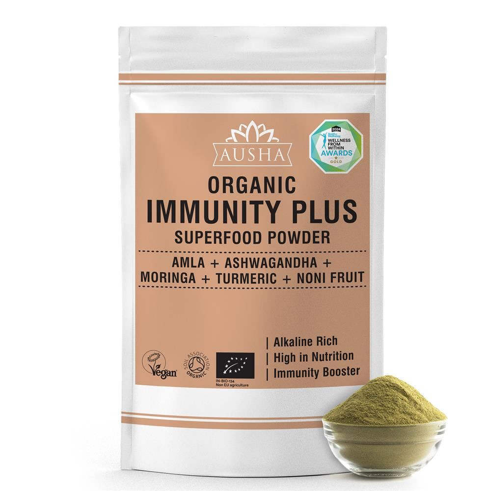Ausha Organic Immunity Plus Superfood Powder - 200g | Blukoo
