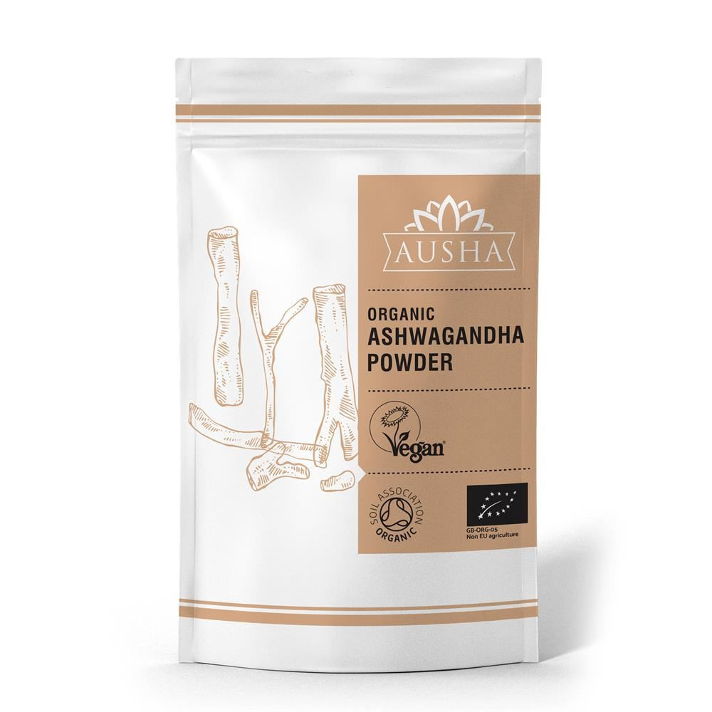 Ausha Organic Ashwagandha Powder - 100g | Blukoo