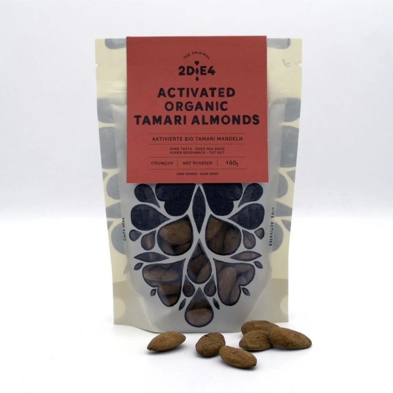 2DiE4 Activated Organic Tamari Almonds 100g | Blukoo