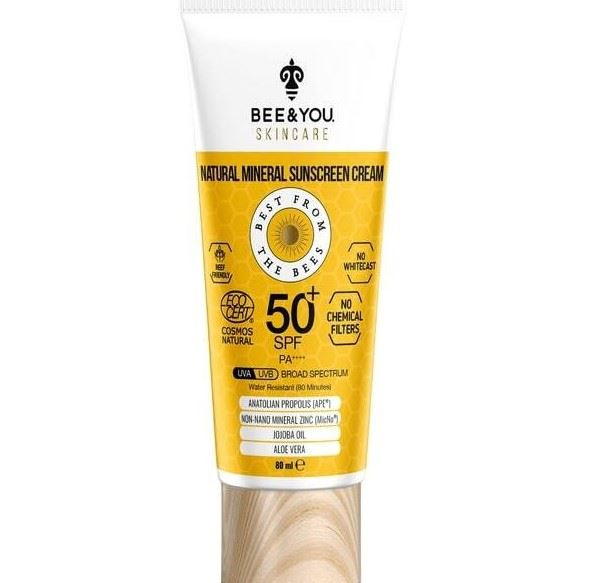Bee and You Natural Mineral Sunscreen 80ml | Blukoo