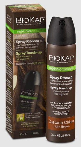 BioKap Light Brown Root Touch Up Spray 75ml | Blukoo