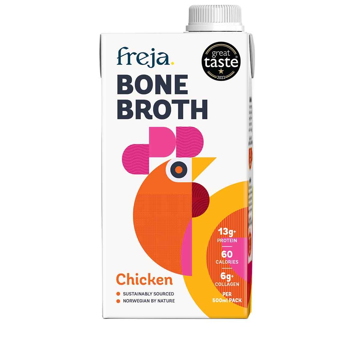 Freja Chicken Bone Broth - 500ml | Blukoo