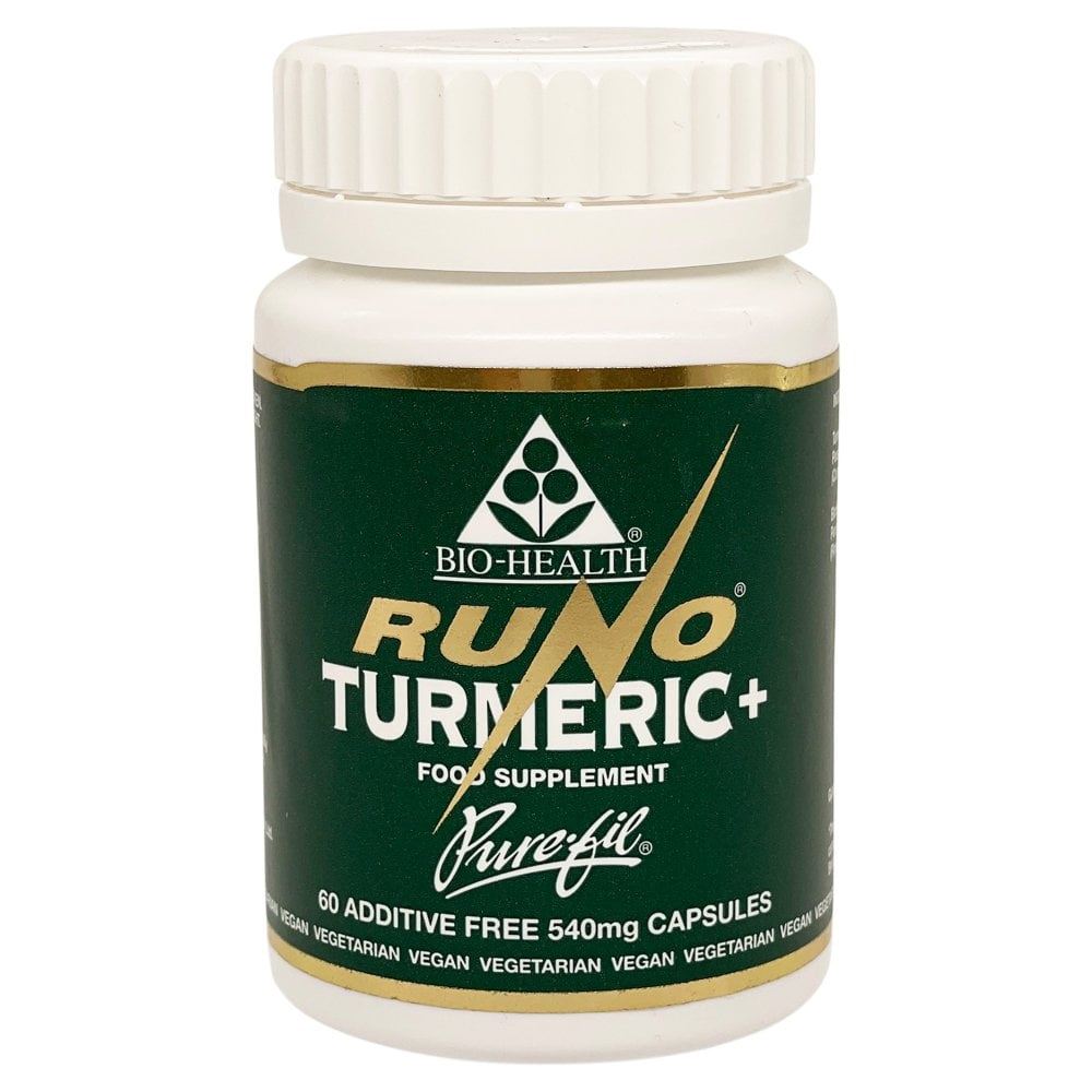 Bio Health Runo Turmeric+ 540mg - 60 Capsules | Blukoo