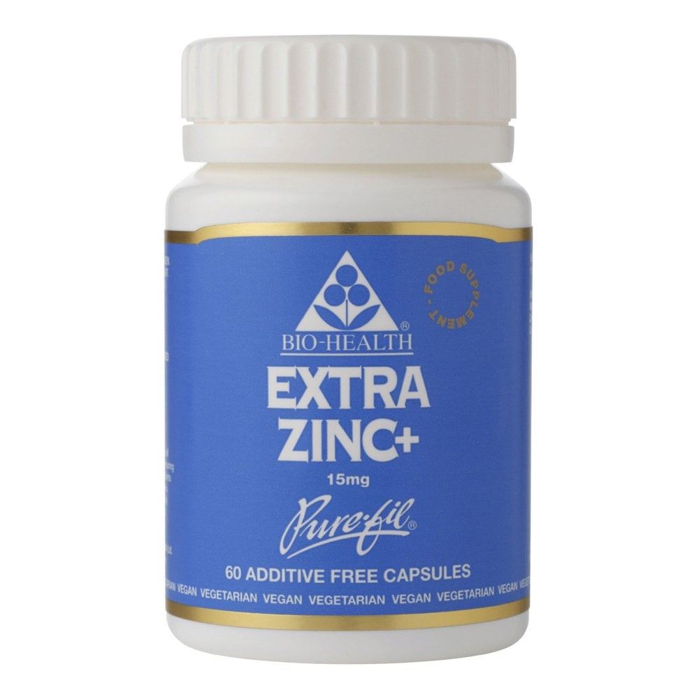 Bio Health Extra Zinc+ 15mg - 60 Capsules | Blukoo