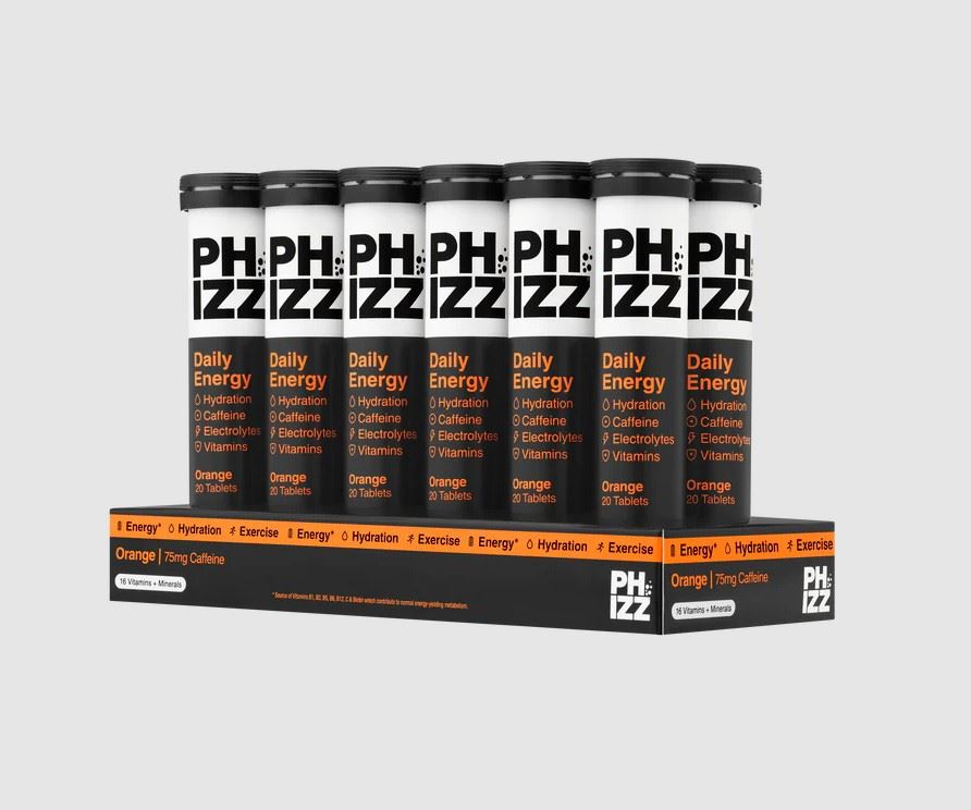 Phizz Daily Energy Orange Pack of 12 20 Tabs | Blukoo