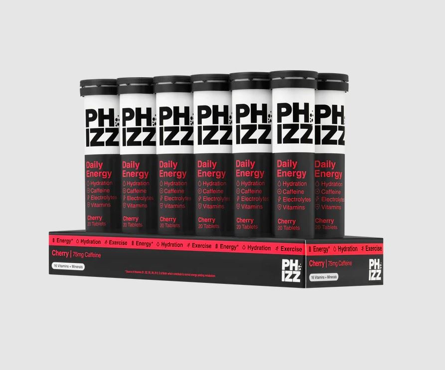 Phizz Daily Energy Cherry Pack of 12 20 Tabs | Blukoo