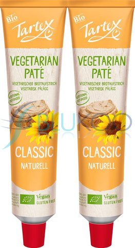 Tartex Classic Vegetarian Pate - 200g (Pack of 2)