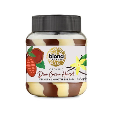 Biona Organic Duo Chocolate Hazelnut Spread - 350g | Blukoo
