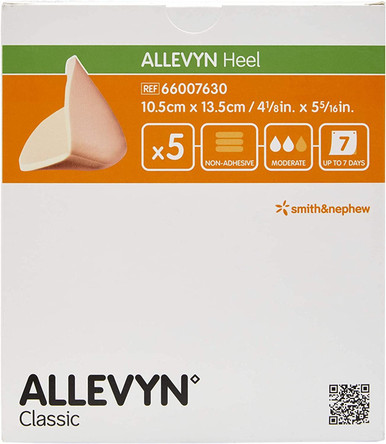 Allevyn Non-Adhesive Heel (10.5cm x 13.5cm) - 5 Dressings | Blukoo