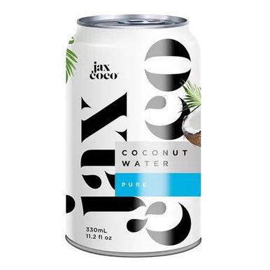 Jax Coco Pure Coconut Water - 330ml (Pack of 24) | Blukoo