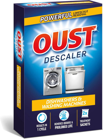 Oust Descaler Dishwasher & Washing Machine Cleaner - 2 Sachets | Blukoo