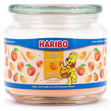 Haribo Scented Candle Peach Paradise - 300g | Blukoo
