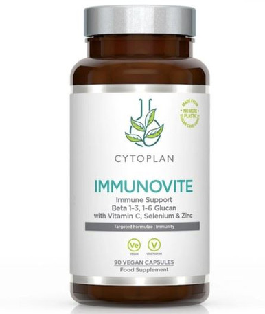 Cytoplan Immunovite Beta Glucan 250mg 90 Capsules