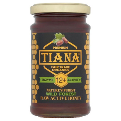 Tiana Raw Active Wild Forest Honey 12+ 250g | Blukoo