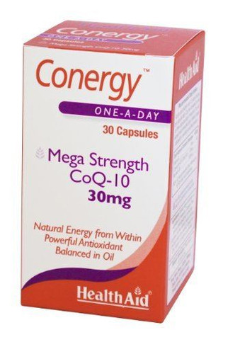 HealthAid Conergy CoQ 10 30mg 30 Capsules | Blukoo