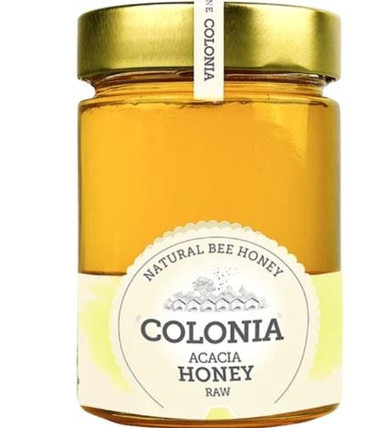 Colonia Organic Acacia Raw Honey 420g | Blukoo
