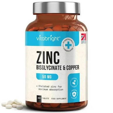 Vitabright Zinc Bisglycinate 400 Tablets | Blukoo