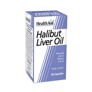 HealthAid Halibut Liver Oil 90 Capsules | Blukoo