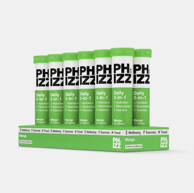Phizz 3-in-1 Hydration Electrolytes Mango Pack of 12 20 Tabs | Blukoo
